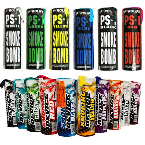 Pyro pot fumigene stade de couleur